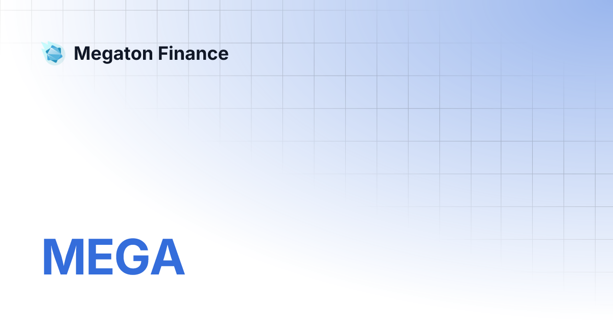 MEGA | Megaton Finance